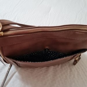 VR NYC | Bags | Vr Nyc Multi Zip Faux Suede Crossbody Bag | Poshmark